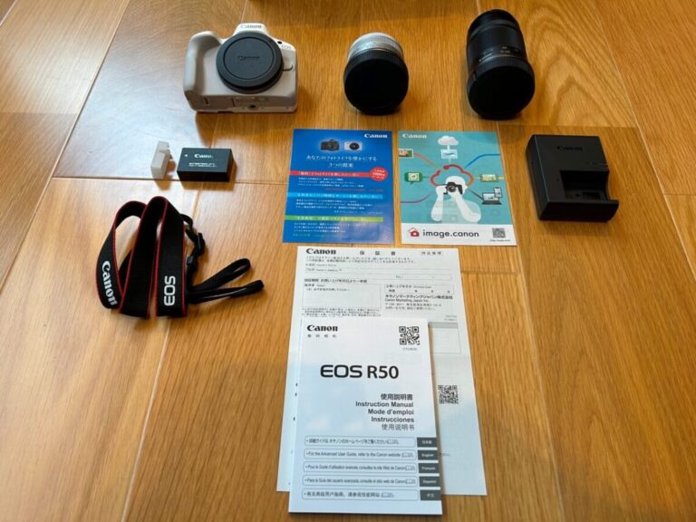 Canon EOS R50開封の儀。中身をすべて見せます！