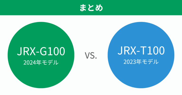 JRX-G100とJRX-T100の違い6つを比較。おすすめはどっち？タイガーご泡火炊き